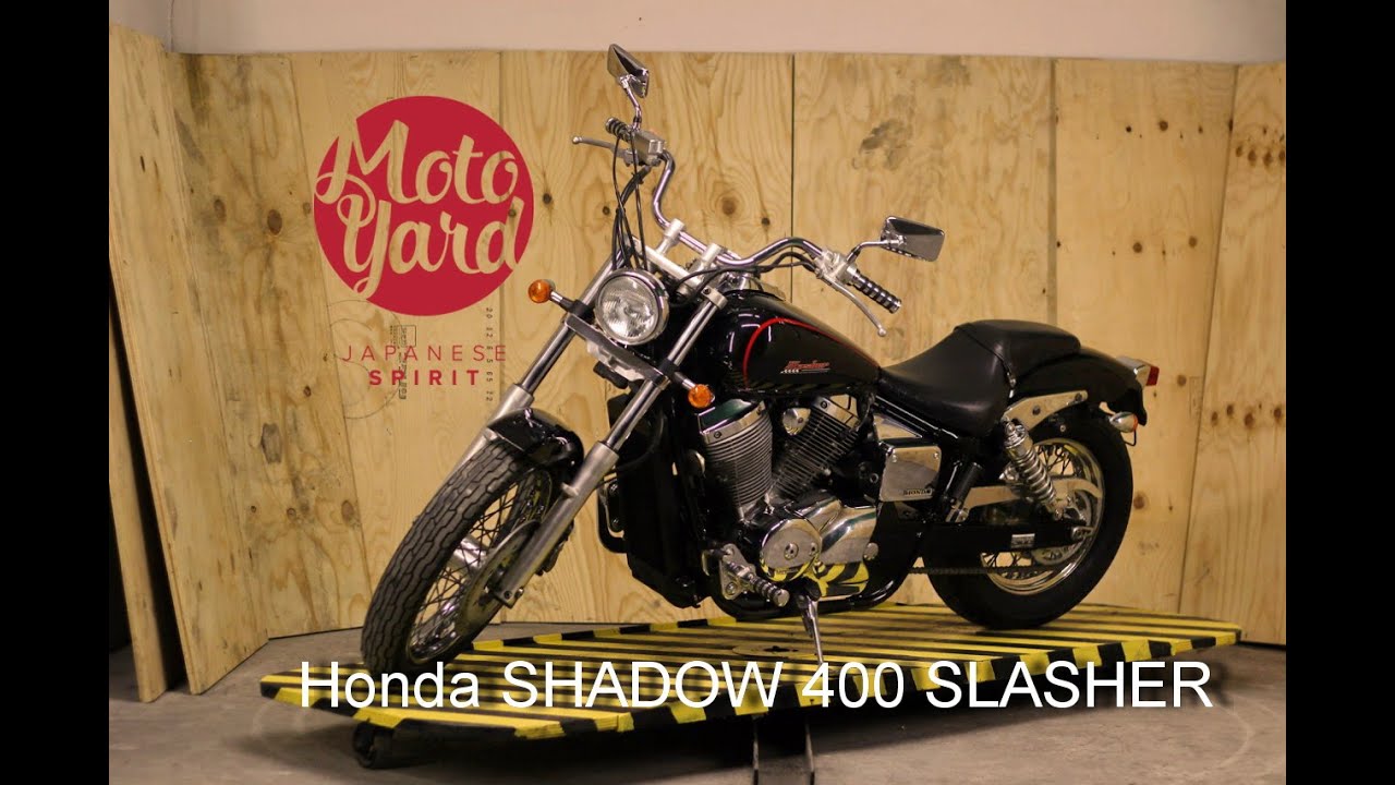 Honda SHADOW 400 SLASHER Состояние мотоцикла - YouTube