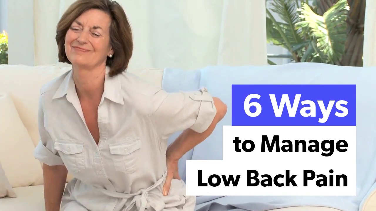 6 Ways to manage lower back pain at home - YouTube
