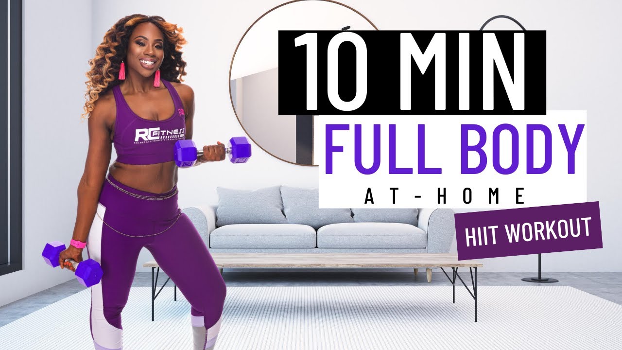 10 Minute ~ Full Body // HIIT Workout || Reggie C Fitness - YouTube