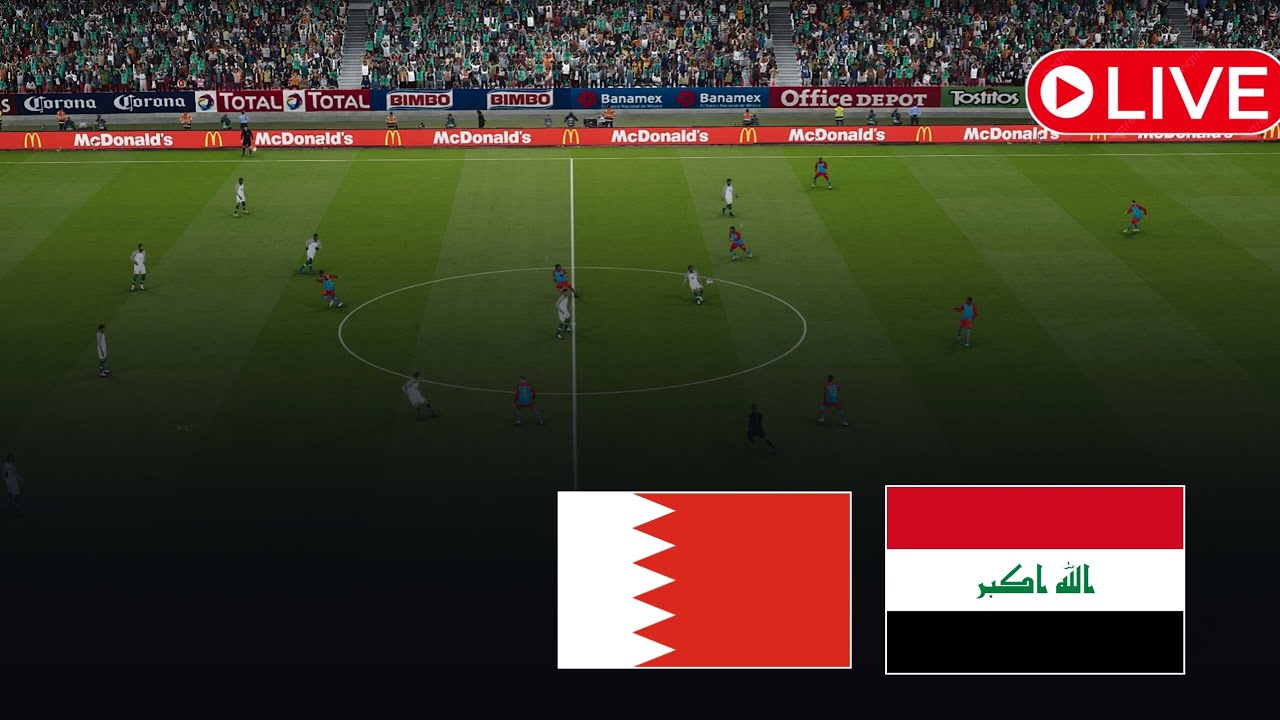 LIVE: Bahrain vs Iraq | FIFA Arab Cup 2025 | Watch efootball Gameplay ...