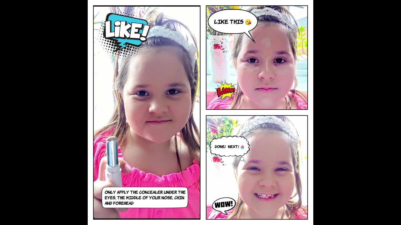 Cute girls make-up tutorial - YouTube