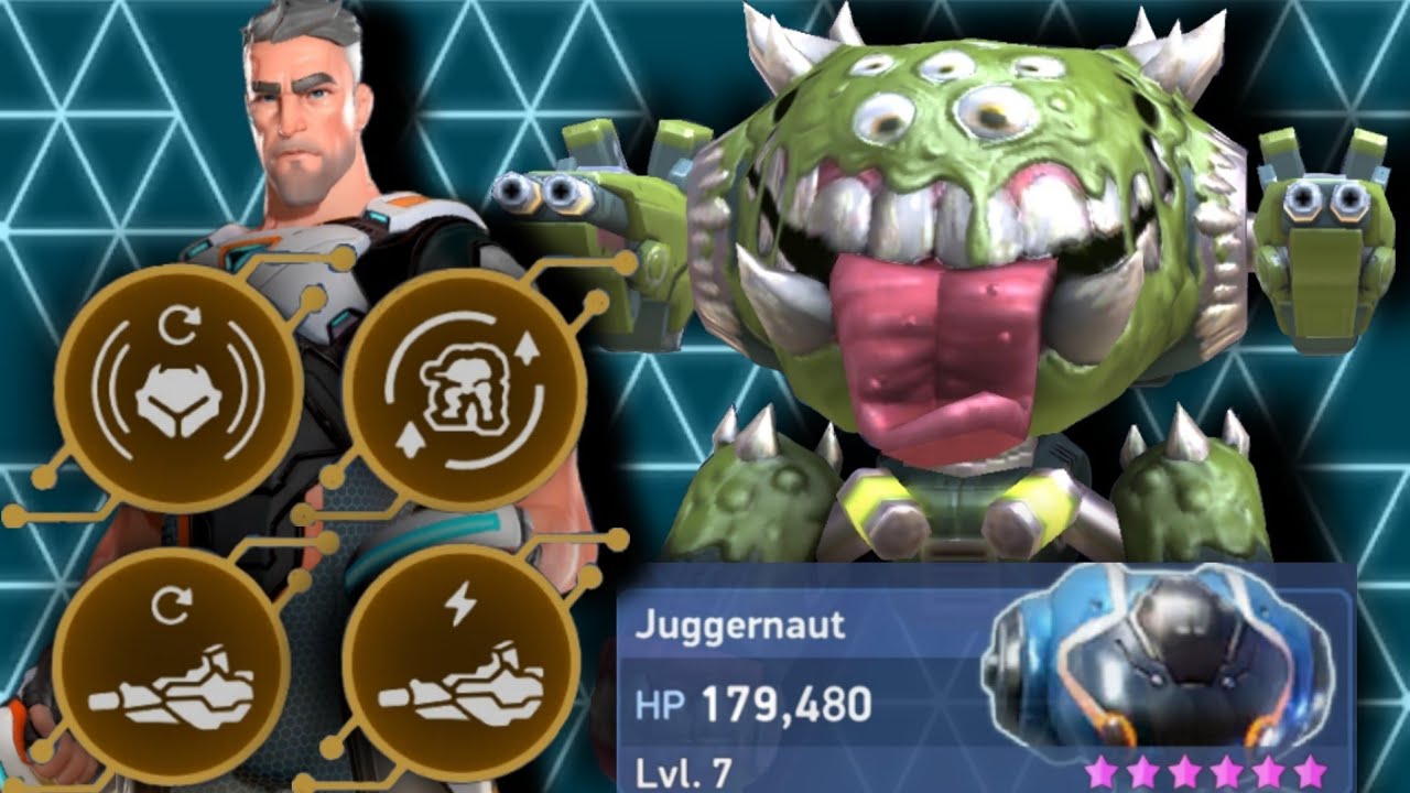 Juggernaut With Carbine 12 | Maxed Pilot/Implants | Mech Arena - YouTube