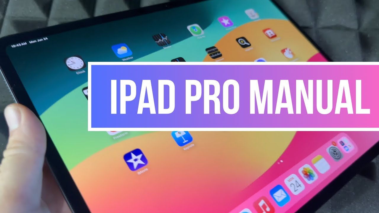 iPad Pro Set Up Guide for Beginners First time Users - YouTube