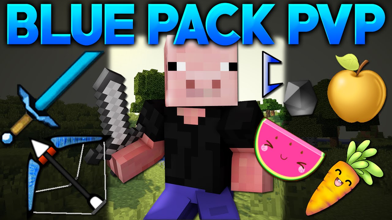 Minecraft PvP Texture Pack - BLUE PACK (PVP/Factions Resource Pack ...