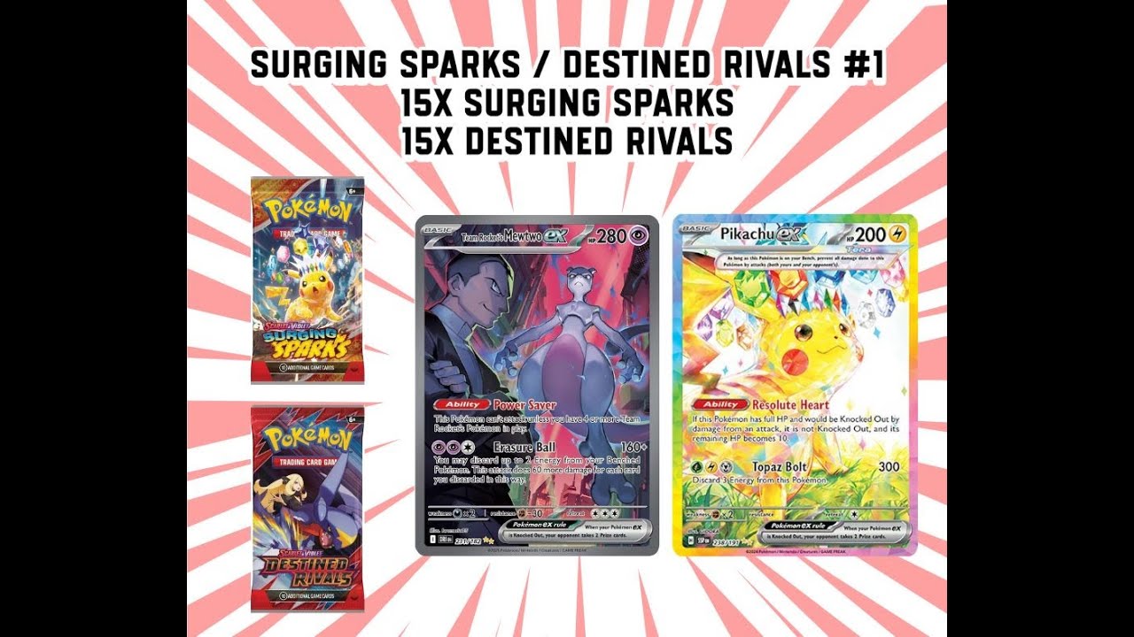 Surging/Destined #7 | 30 Packs Total | PICK YOUR ENERGYt - YouTube