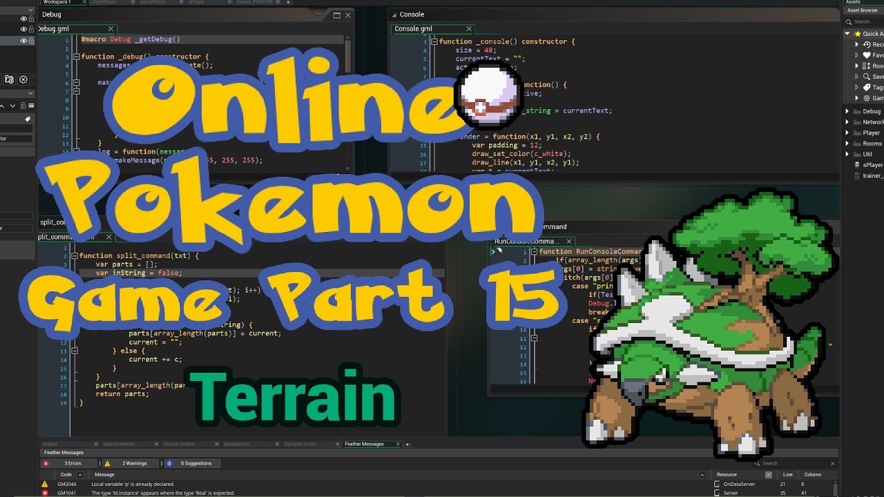 Making an Online Pokemon Game - Game Maker Part 15 - YouTube