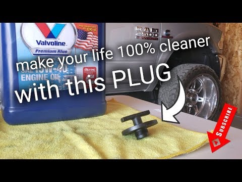 Oil change hack for CUMMINS owners! (oil filter plug) - YouTube