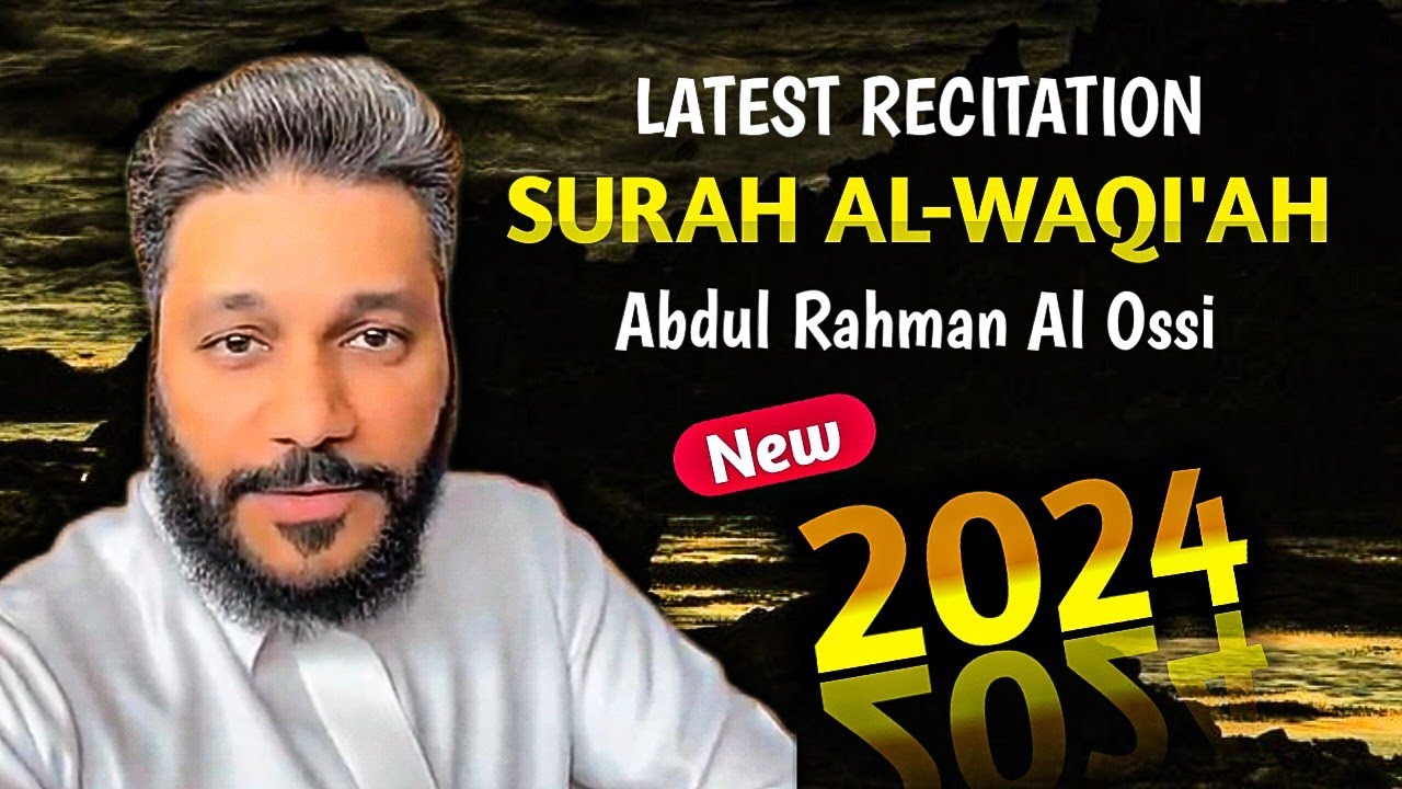 Abdul Rahman Al Ossi New Look | New Latest Quran Recitation 2024 ...