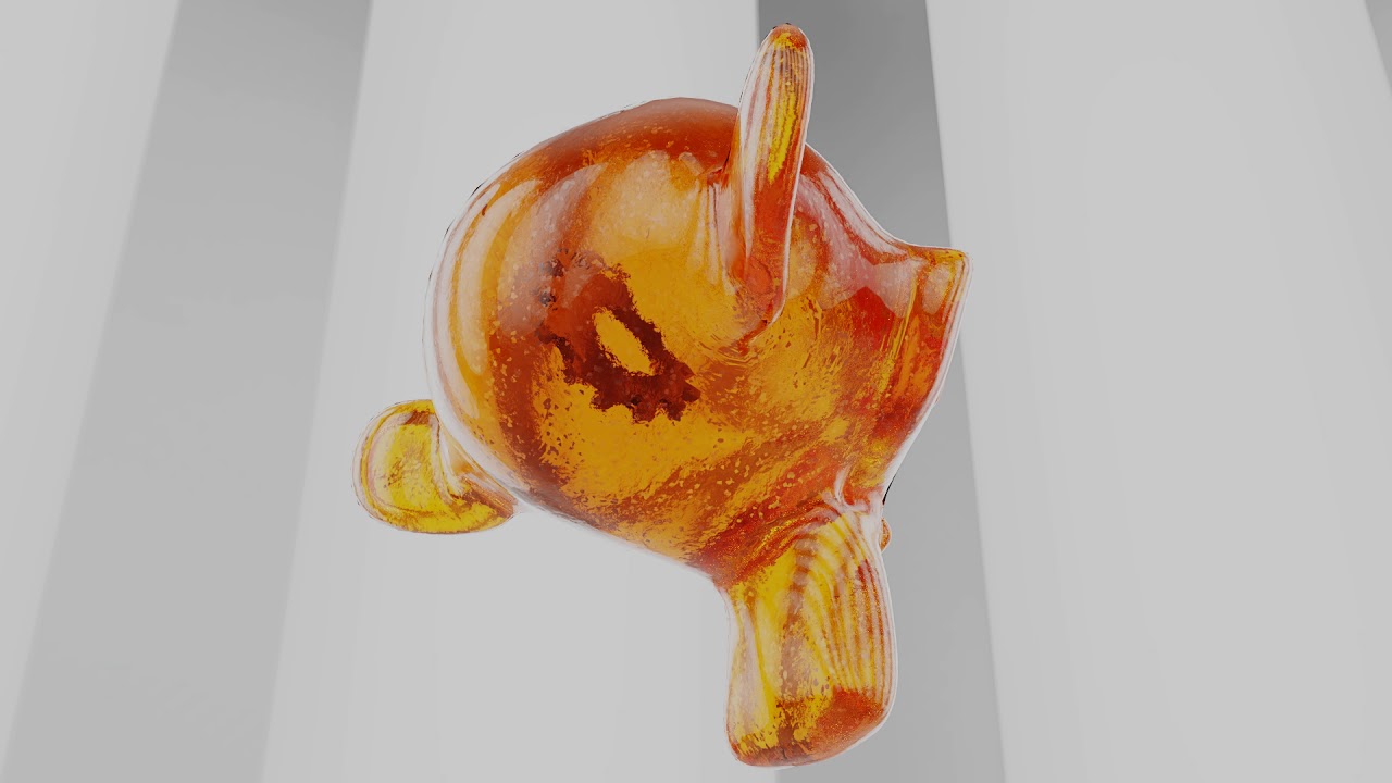 blender 2.79: Cycles amber material - YouTube