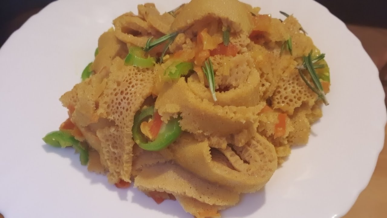 Ye Tsom Alicha Firfir የፆም አልጫ ፍርፍር - YouTube