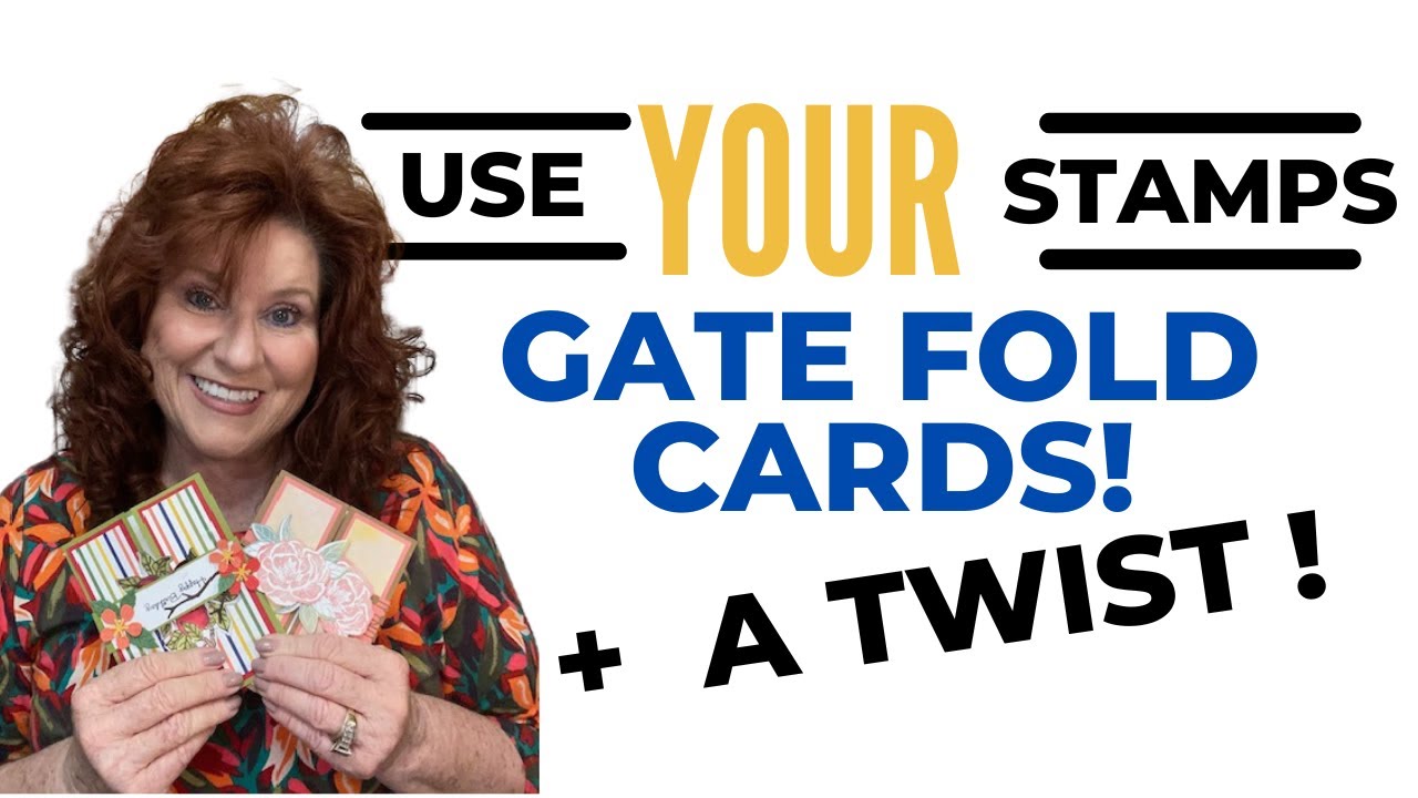 Make a Fast Gate Fold Card OR Add a TWIST! - YouTube