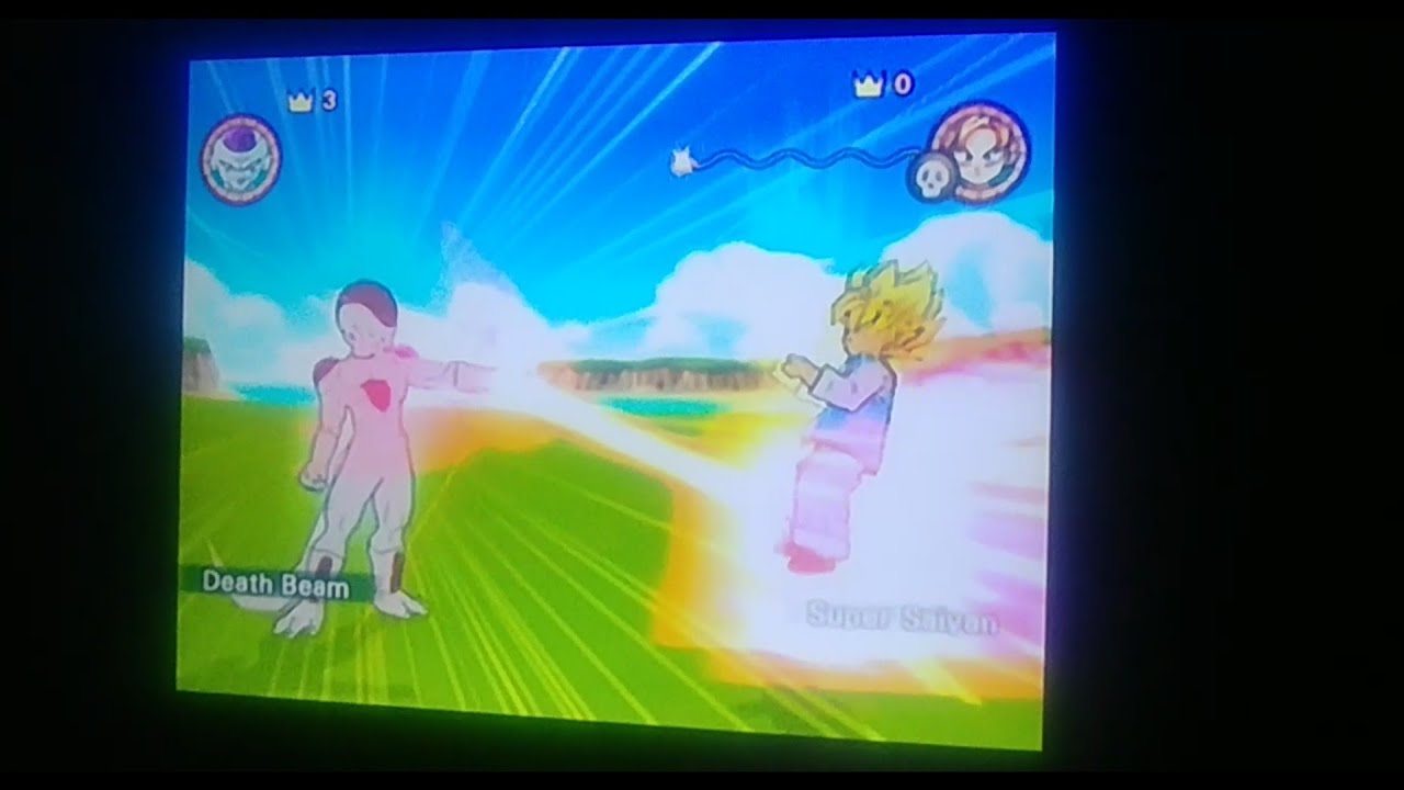 Dragonball Z Budokai 2 Frieza Death Beam on Super Saiyan Goten ...
