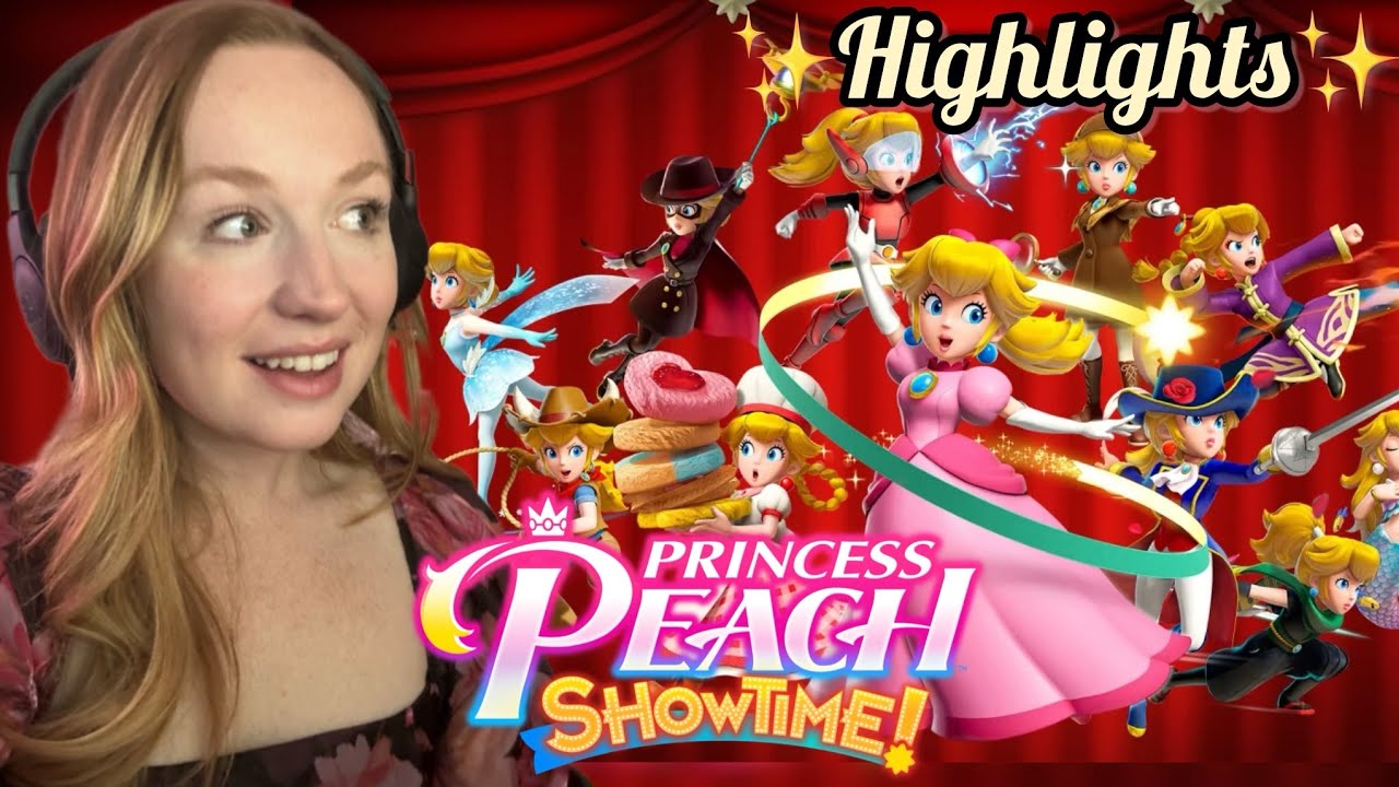 The BEST moments of Princess Peach Showtime - YouTube