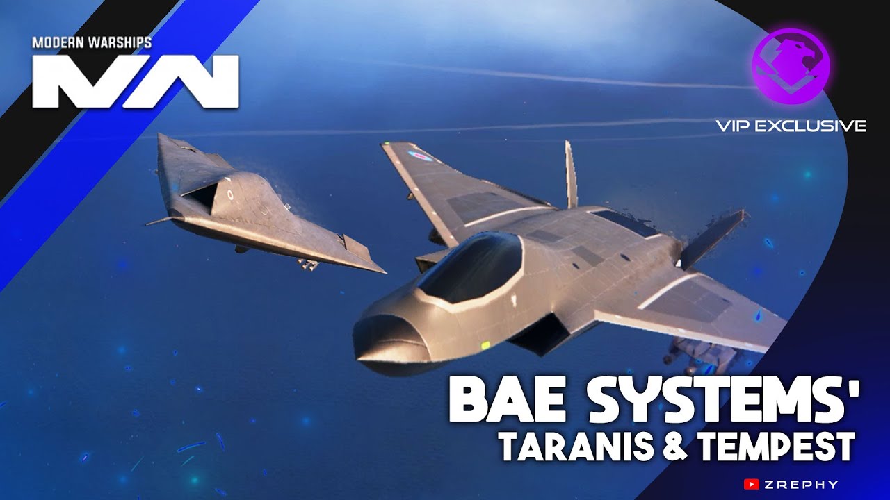 BAE SYSTEMS Taranis and Tempest | Gameplay | Modern Warships - YouTube