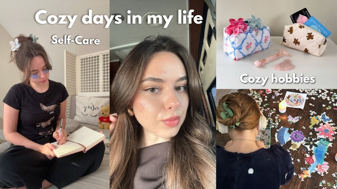 COZY 🧸days in my life, introvert hobbies, comfort food, fancy dinner ...