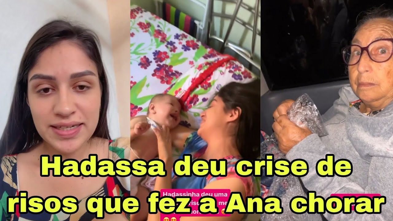 Hadassa deu uma crise de risos que fez a Ana Vitória chorar - YouTube
