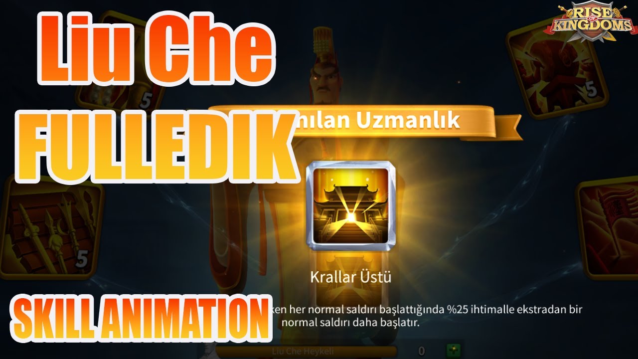 LİU CHE FULLEDIK- SORULAR VE CEVAPLAR-RISE OF KINGDOMS - YouTube