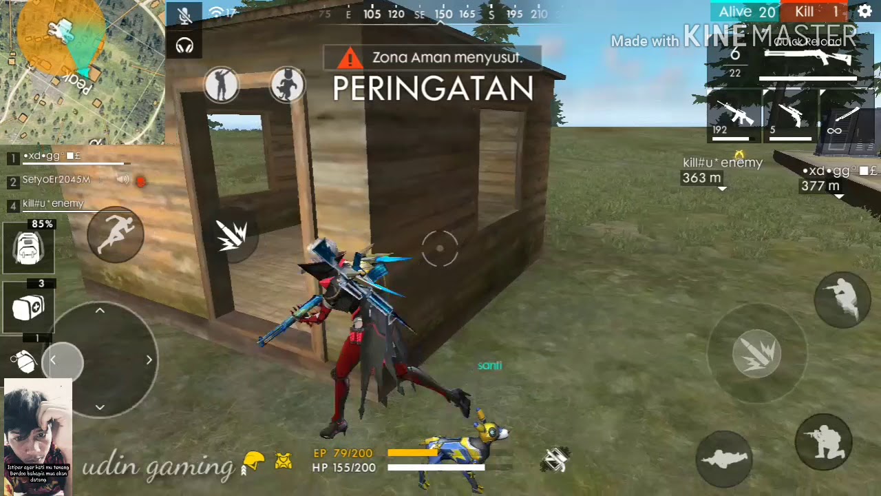 GAMEPLAY FREE FIRE INDONESIA MEDAN PERANG RAJA BOOYAH - YouTube