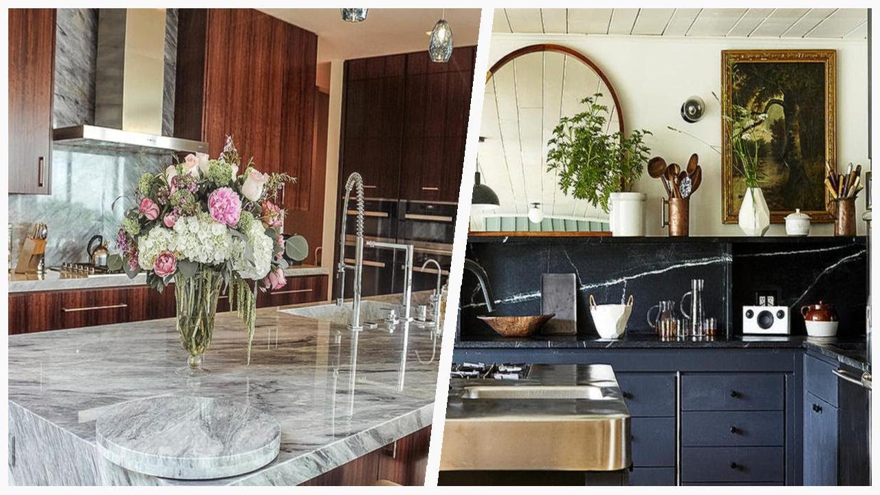 75 Beautiful Kitchen With An Integrated Sink And Stone Slab Backsplash ...