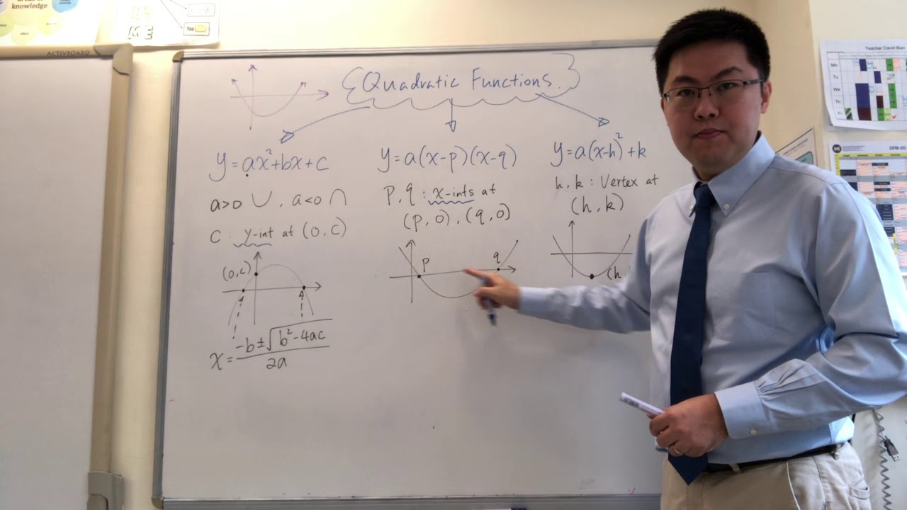 3 Forms Of Quadratic Functions YouTube