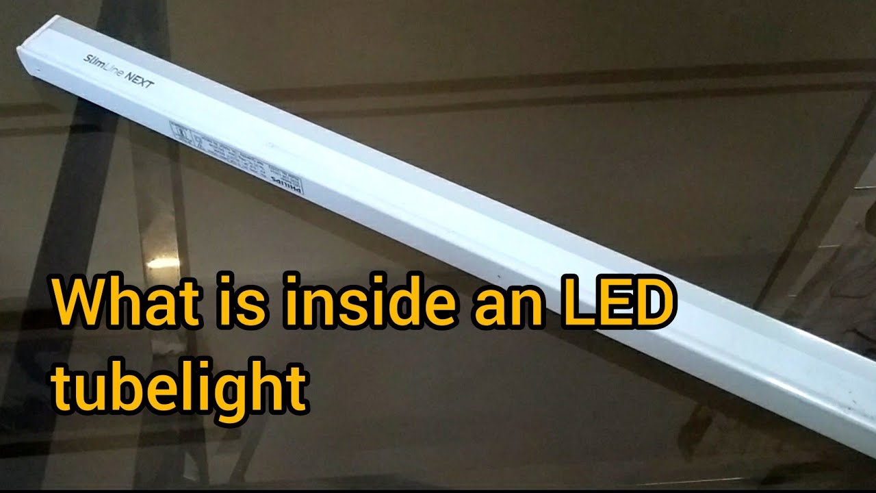 What is inside an LED tube light - YouTube
