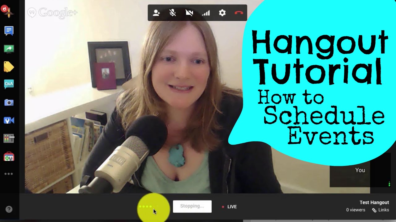 How To Schedule a Hangout on Air - YouTube