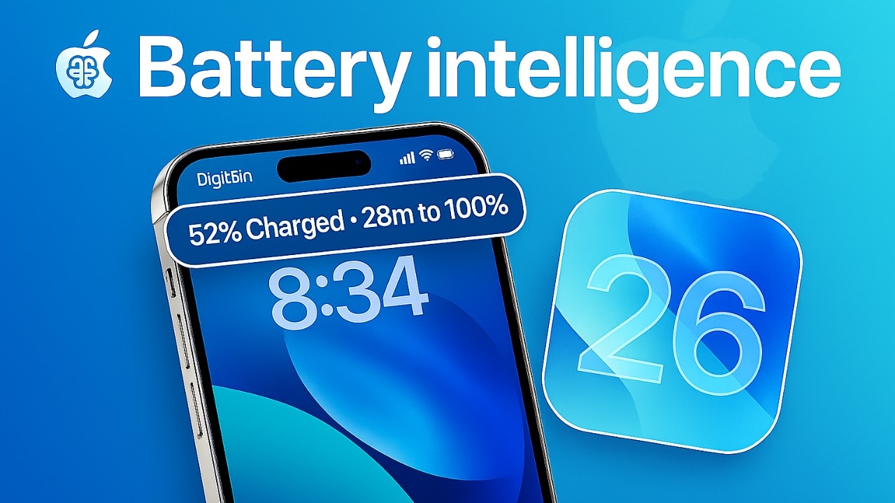 iOS 26: Time to Full Charge 🔥 | New Battery Intelligence Feature for ...