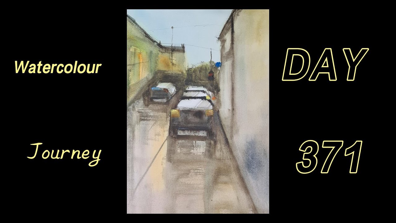 Watercolour DAY 371 - YouTube