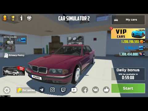 Car Simulator 2 decal bug on BMW 7 Series E38