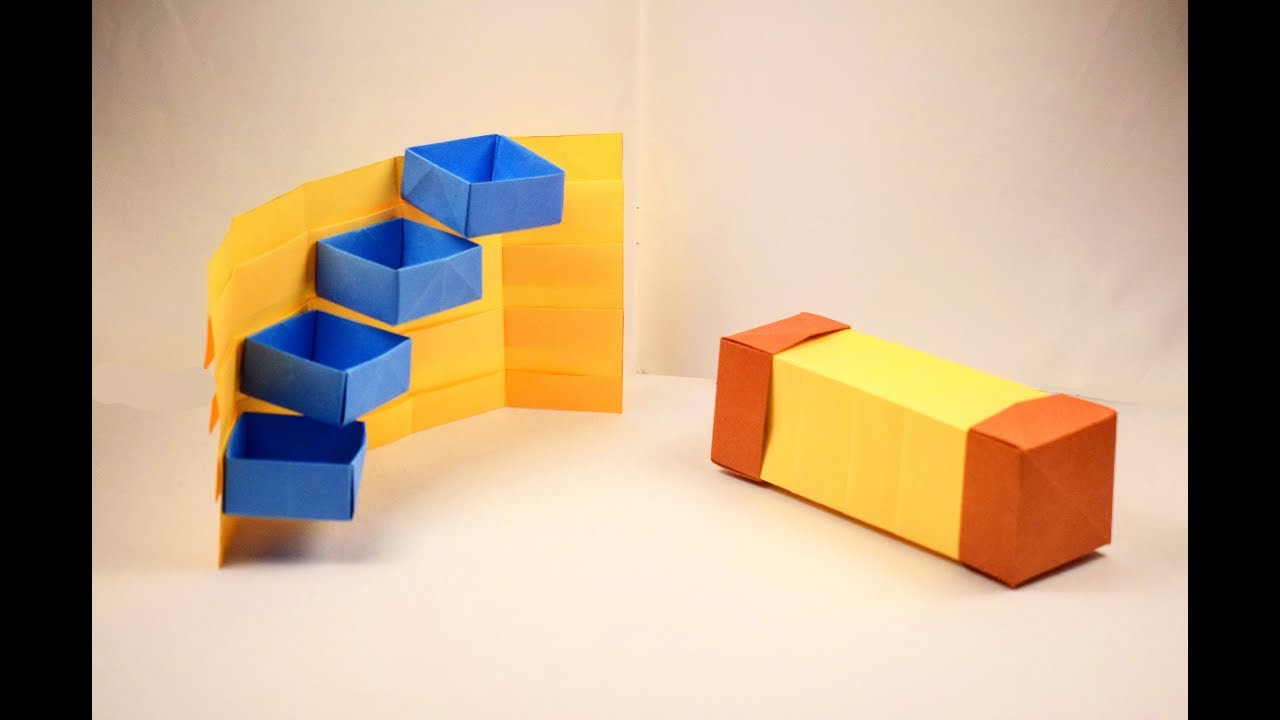 DIY Stepper Box | Paper Craft | Secret Box - YouTube