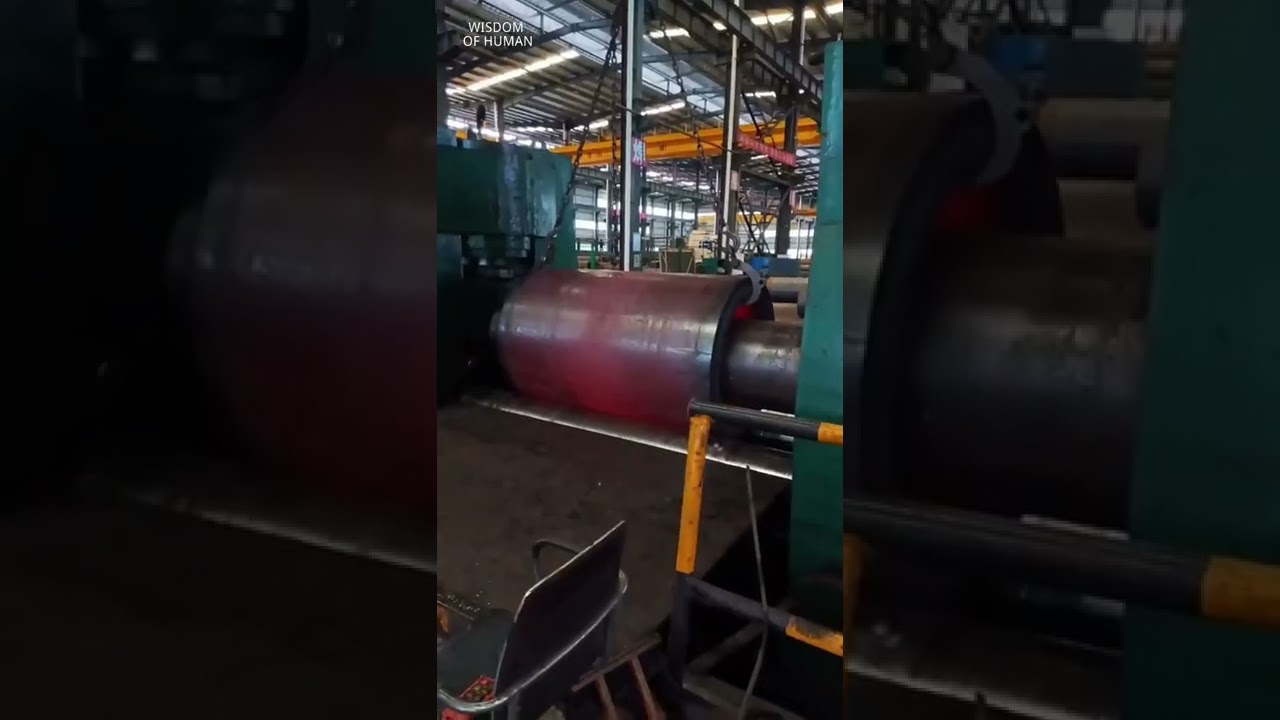 Large diameter thick wall pipe rolling machinery, good tools to save ...