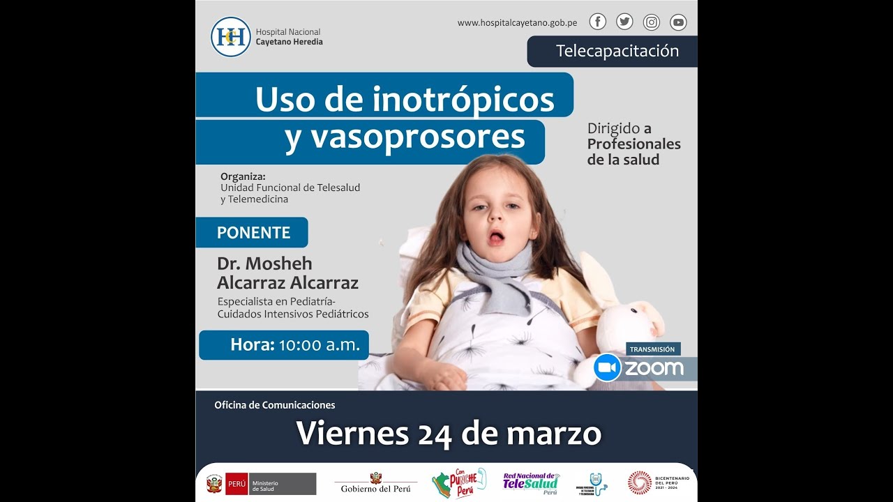 Uso de inotropos y vasopresores en niños - YouTube