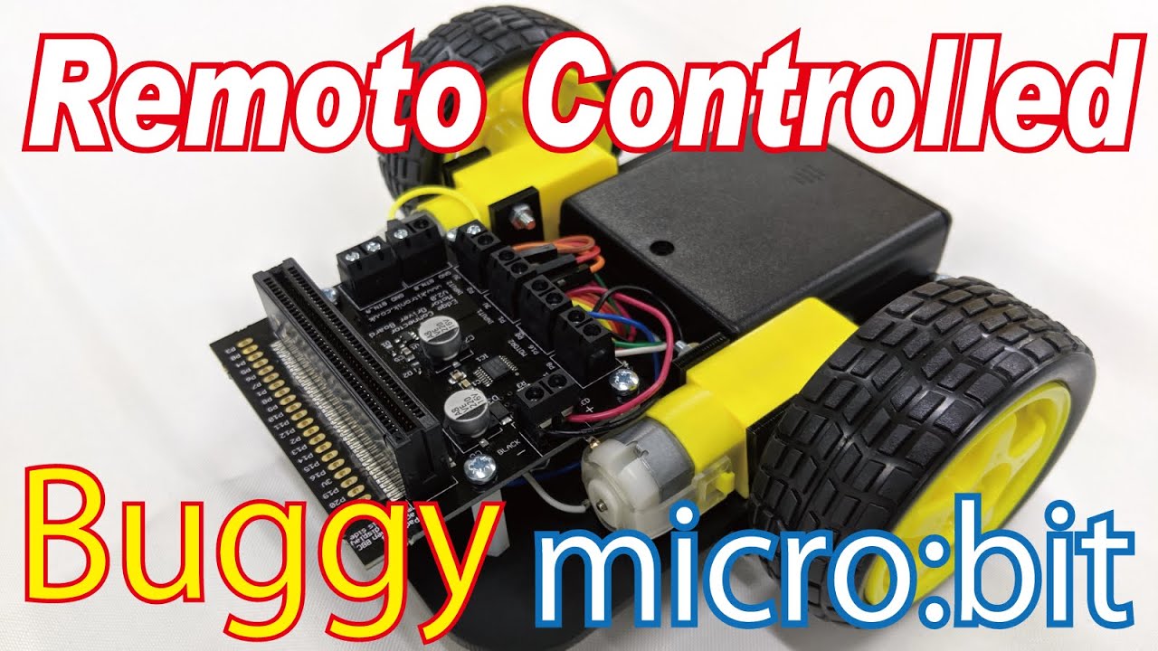 Line Following Buggy for the BBC micro:bit V2.0 How to build. ライントレースと ...