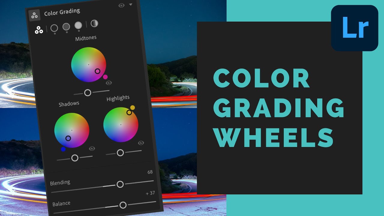 Color Grading Wheels in Lightroom CC - YouTube