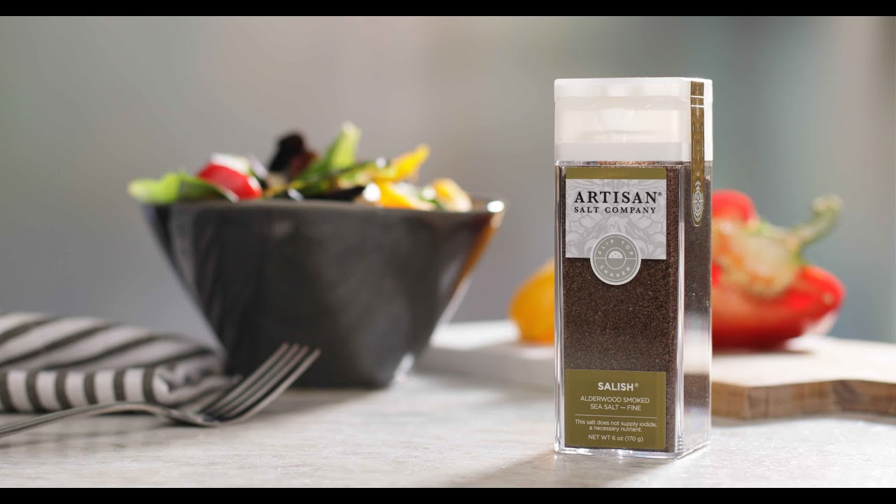 Salish® Shaker - Alderwood Smoked Sea Salt - YouTube