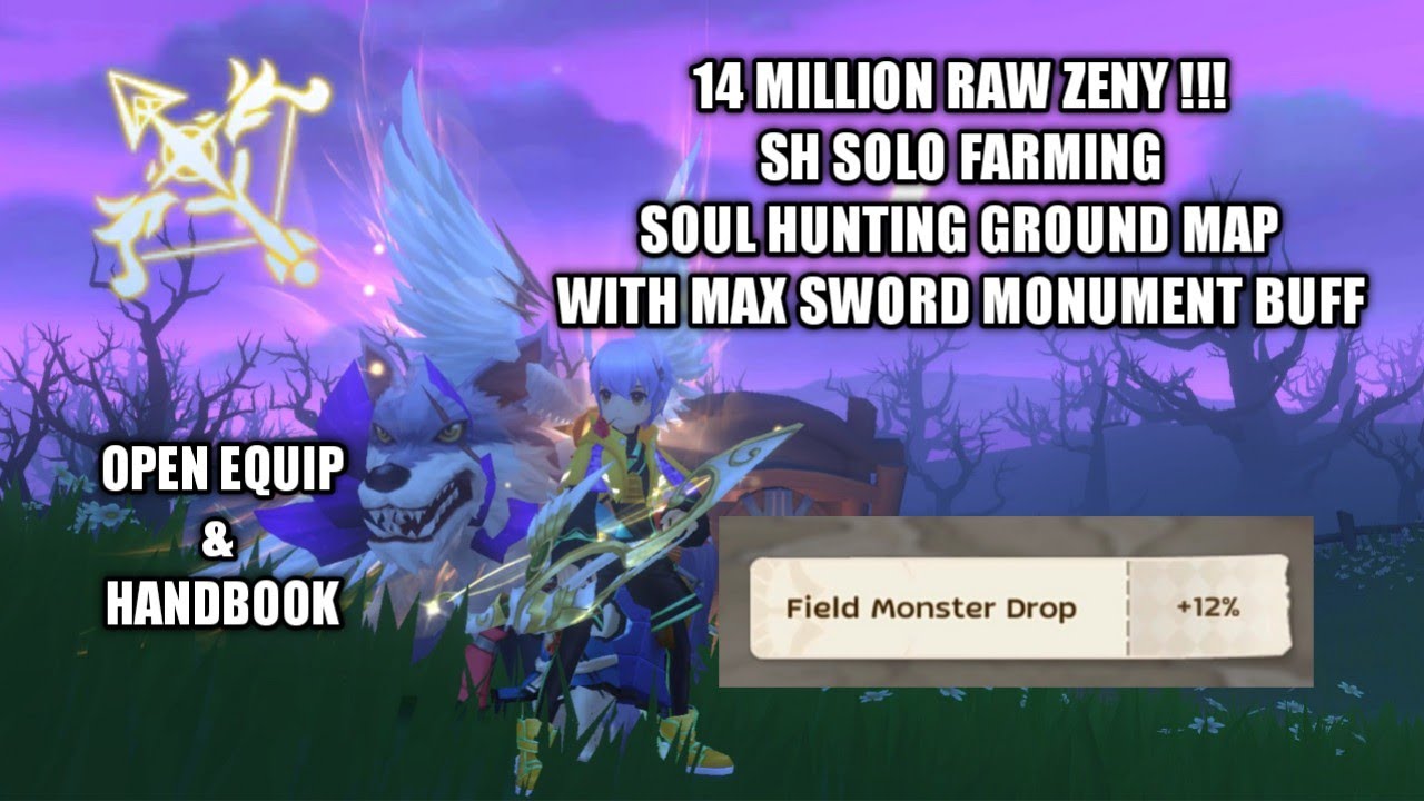 14 M Raw Zeny SH Solo Farming Soul Hunting Ground Map - Ragnarok ...