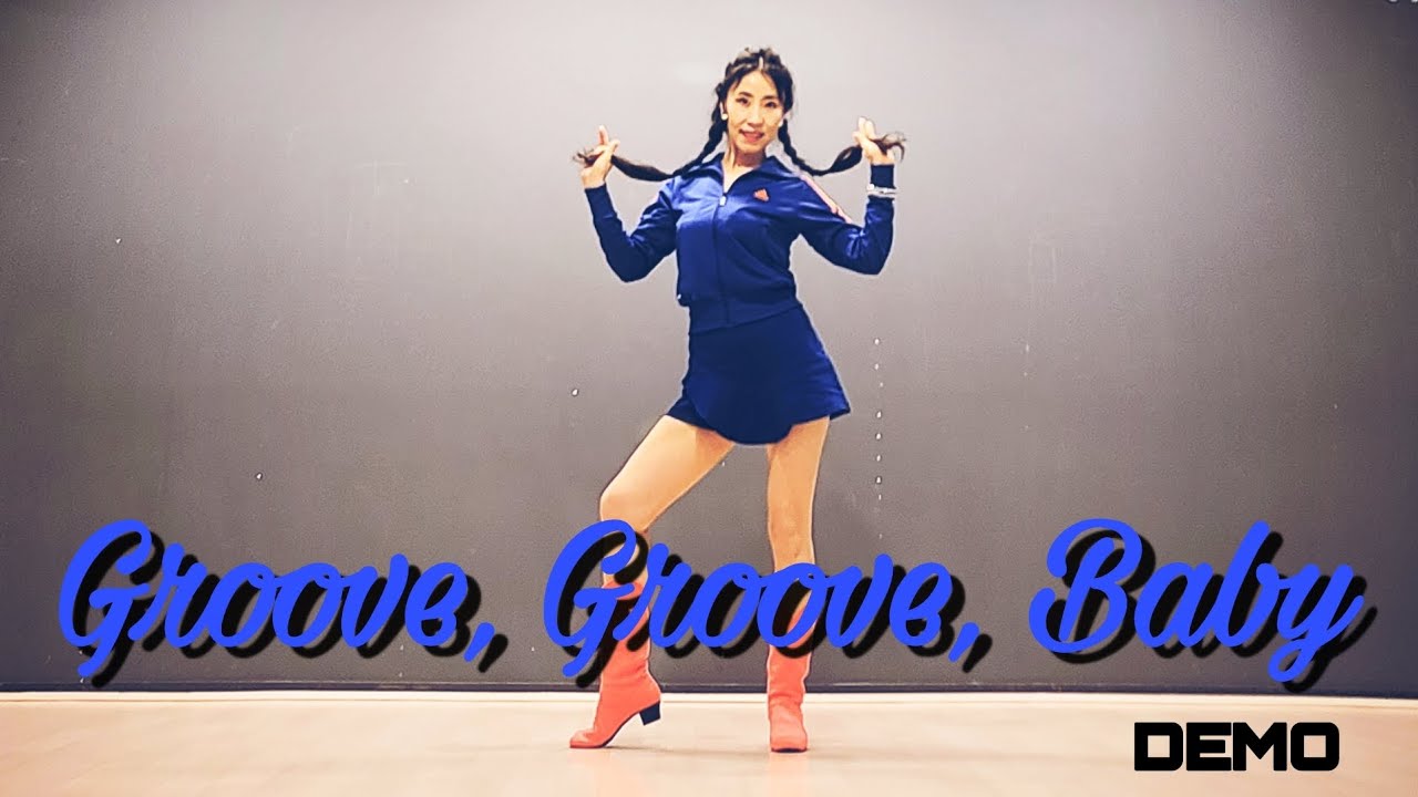 Groove, Groove, Baby Linedance by Sue (Demo)/ 쿵짝쿵짝 신나는 리듬에 힙써클과 힐트위스트가 ...