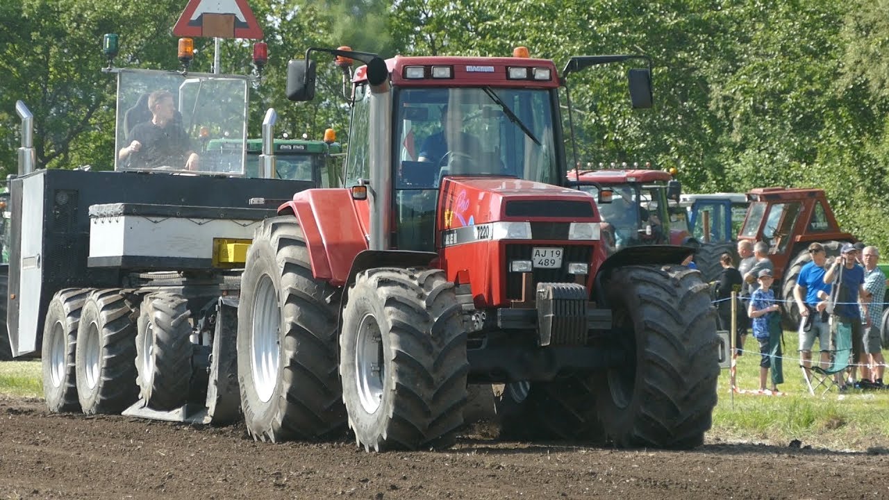 Case IH 170, 180, 210, 225, 280, 285, & 7220 Pulling The Big Sledge to ...