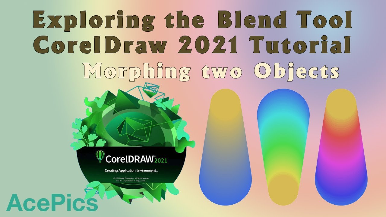 How to use the Blend Tool in CorelDraw 2021 - Morphing in CorelDraw ...