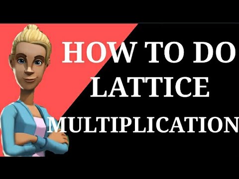 HOW TO DO LATICE MULTIPLICATION. Chinese multiplication trick. - YouTube