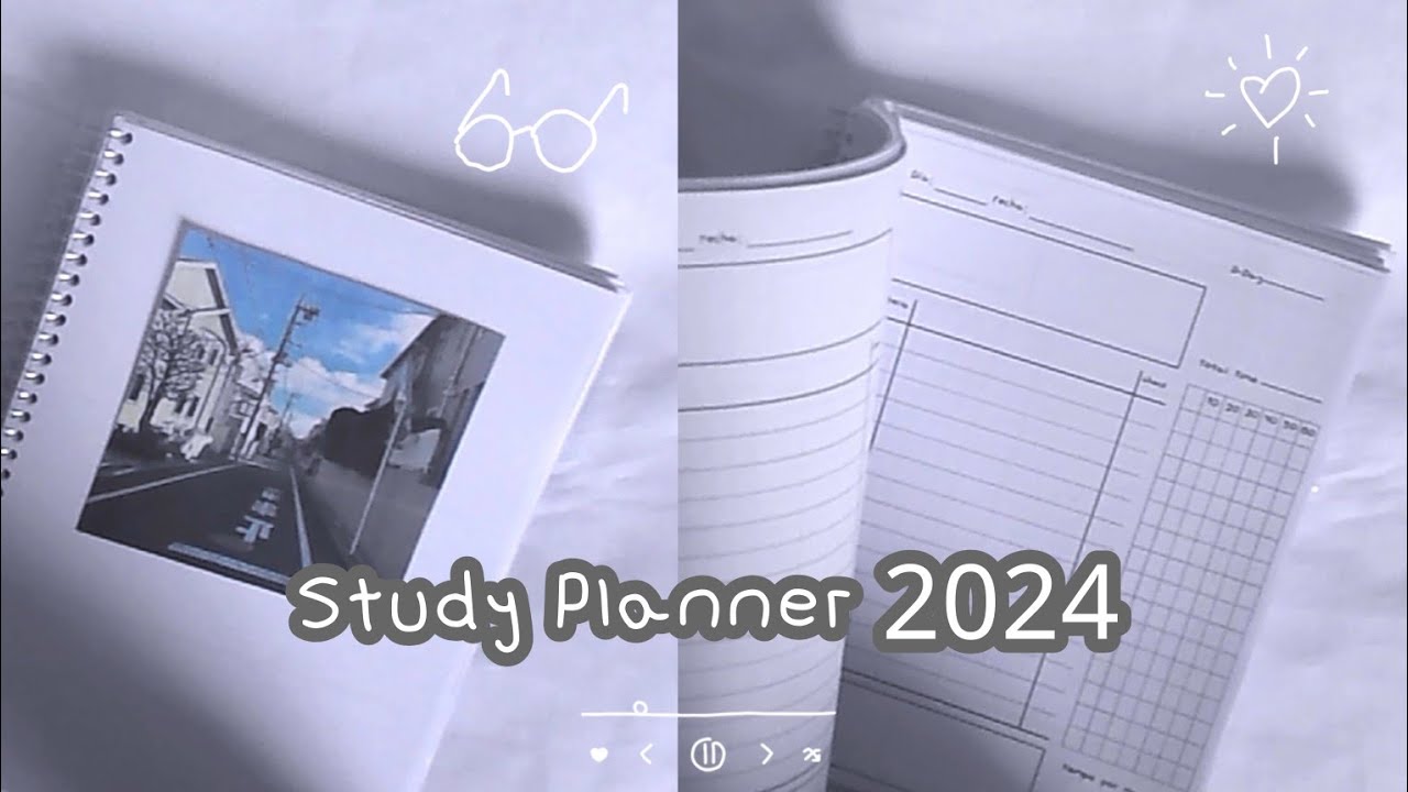 ️;; - Study Planner completo 2024 ☁️ - YouTube