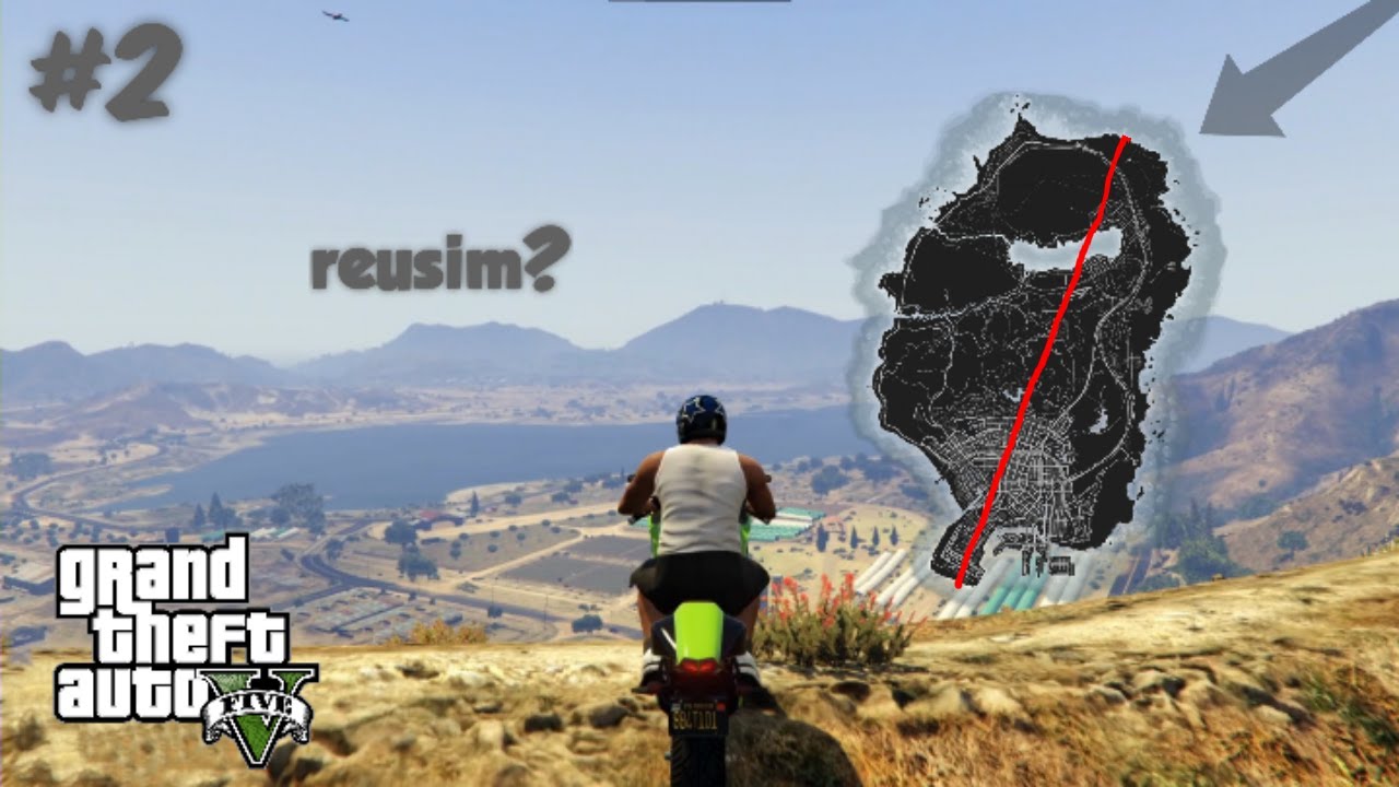 GTA V - Incercam sa traversam harta in linie dreapta! #2 - YouTube