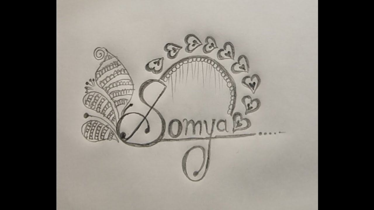 Somya Beautiful Mandal Art | Somya Name With Mandala Art😍| Nice Font ...