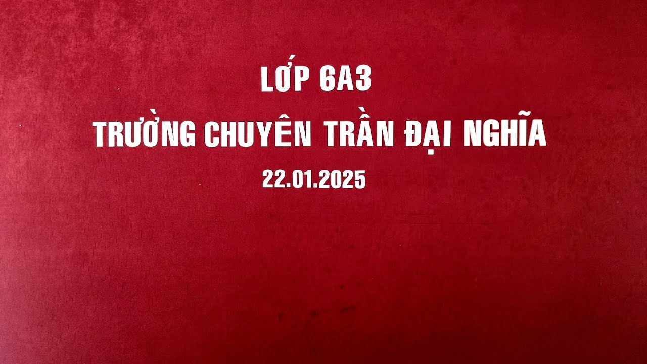 Tiệc tất niên vui vẻ của các bạn 6A3 Trần Đại Nghĩa - YouTube