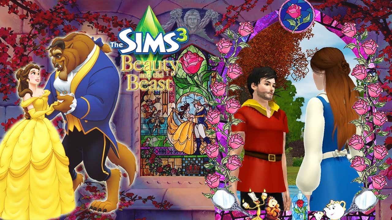 The Sims 3 Beauty and the Beast #3 แกสตอง ชายผู้ตามจีบเบลล์ - YouTube