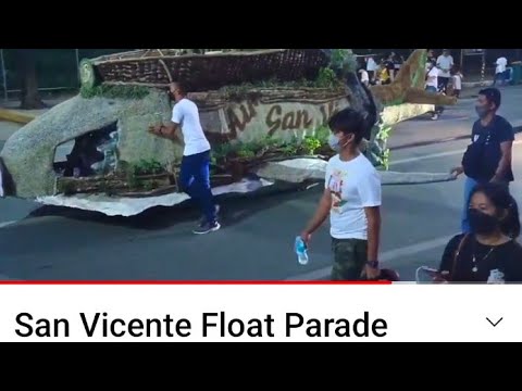 San Vicente Float Parade Baragatan sa Palawan 2022 - YouTube