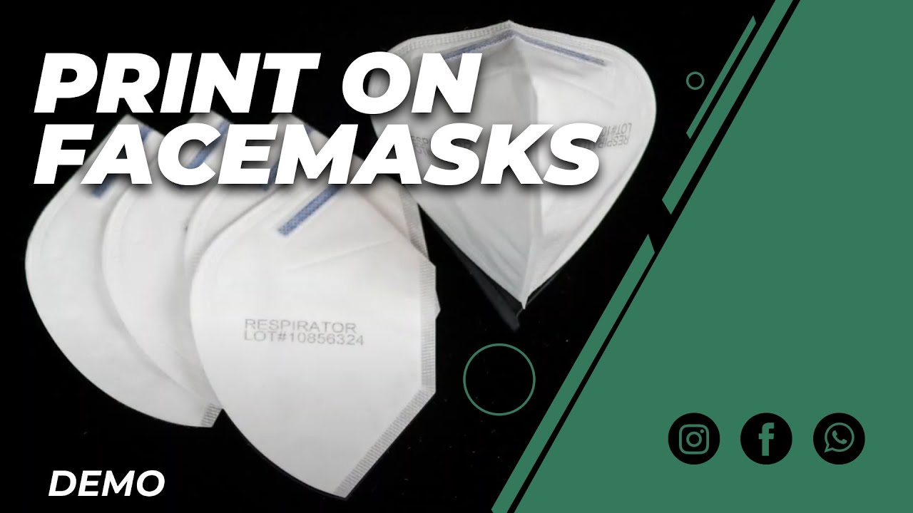 Coding and Marking On KN95 Medical Masks - YouTube