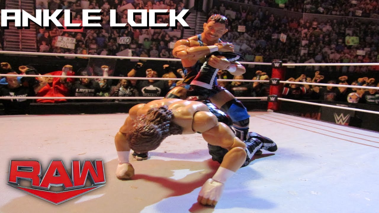 #133 Chad Gable Moonsault into Ankle Lock WWE Stop Motion - YouTube