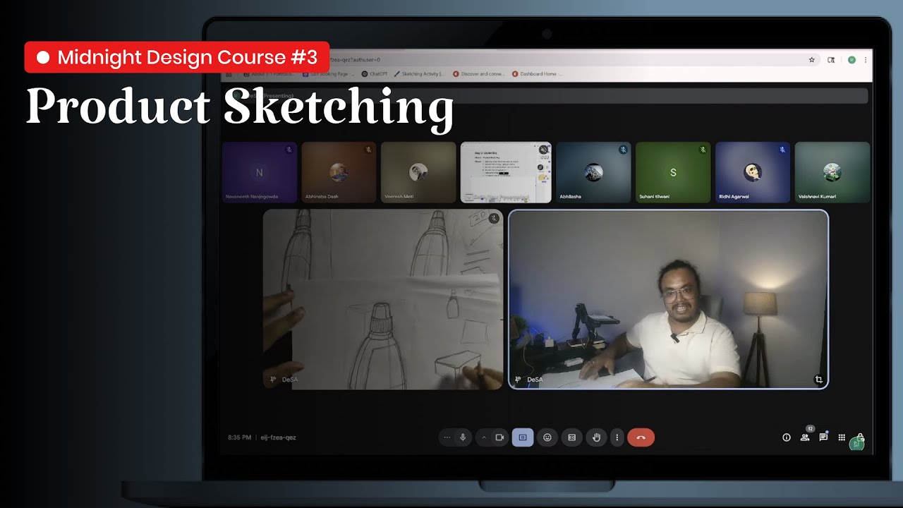 Midnight Design Course- Product Sketching (#3/8) - YouTube