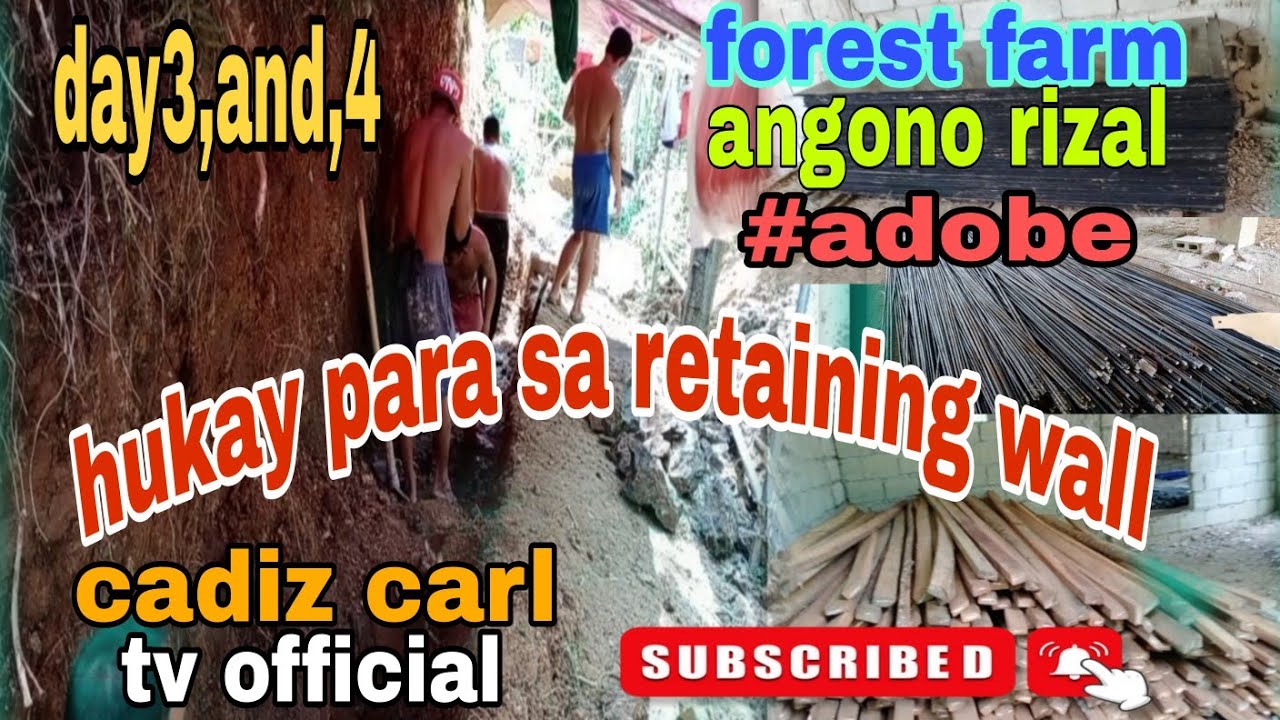day3,and,4 hukay para sa retaining wall #CadizCarl/tvOfficial # ...